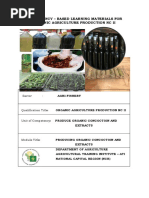 CBLM - Produce Various Concoction and Extracts | PDF | Soil | Plants