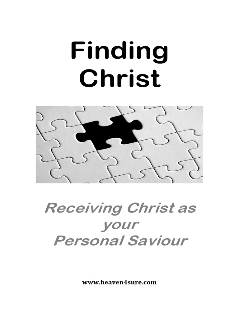 Finding Christ Is Finding Peace | PDF | Jesus | Sin