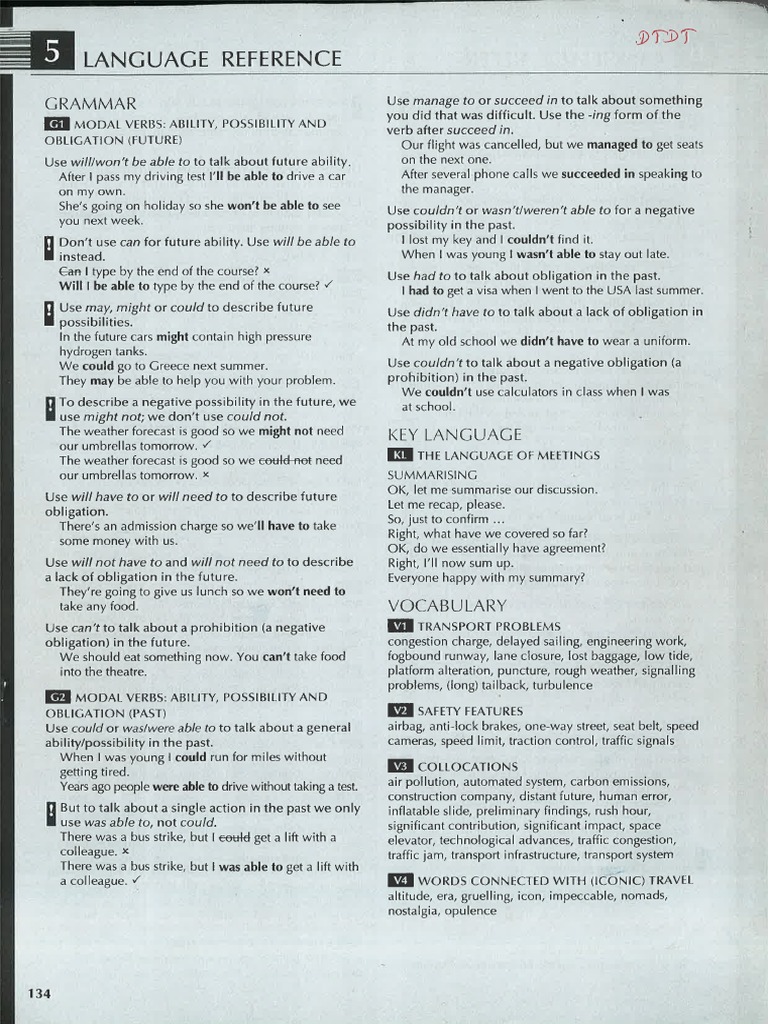Language Leader Answer Key | PDF