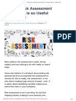 Risk Assessment: Sub Aqua Association | PDF | Scuba Diving | Risk