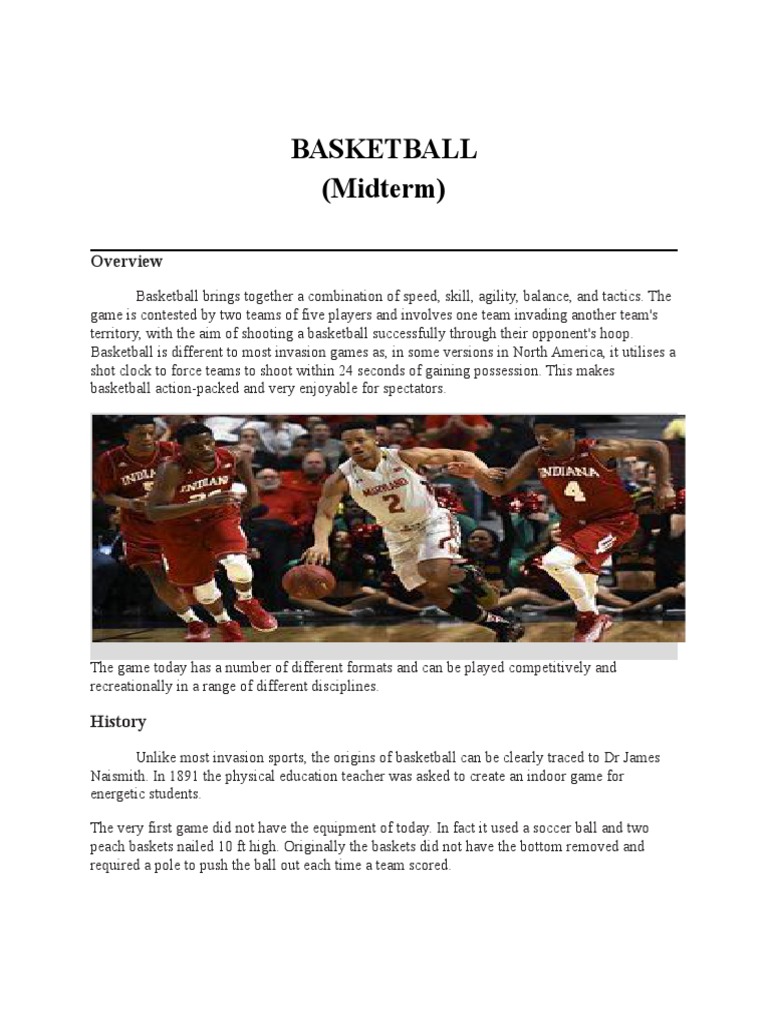 Basketball | PDF | Basketball Positions | Referee