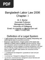 Bangladesh Labour Law - Act | PDF | Labour Law | Employment