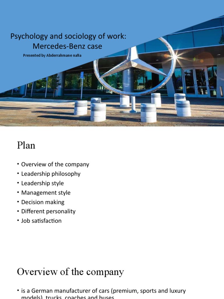 Mercedes Benz | PDF | Mercedes Benz | Leadership