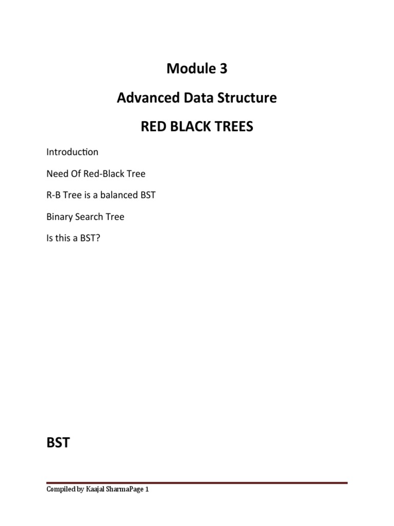 Understanding Red-Black Trees | PDF | Teaching Methods & Materials