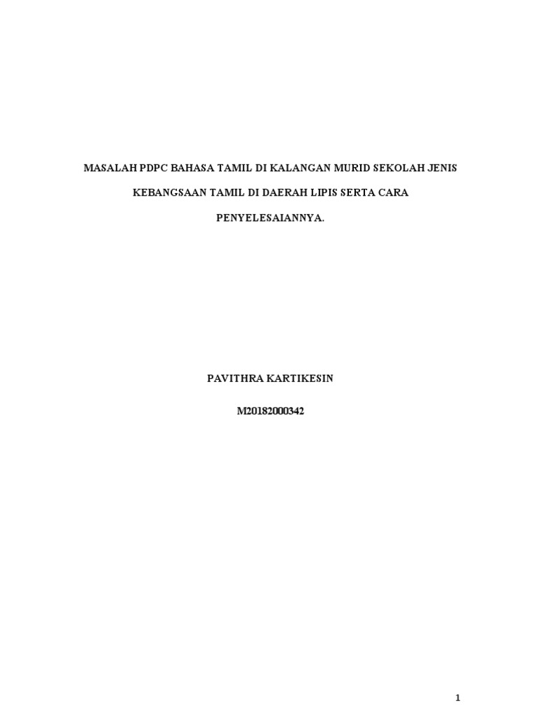 Projek Paper | PDF