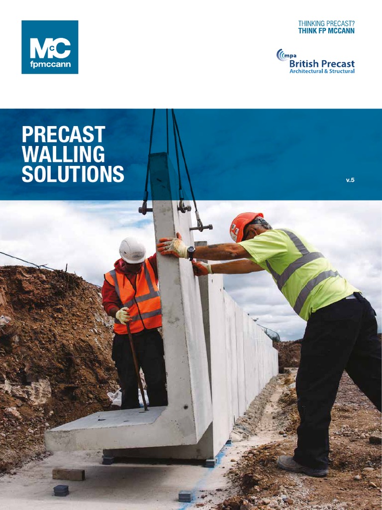 Concrete Prestressed Panel & Rocket Walling | PDF | Precast Concrete ...