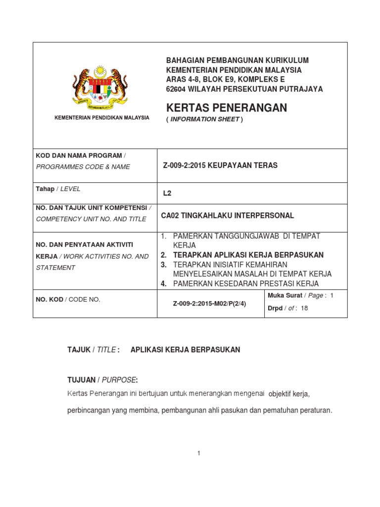 Ca02 Tingkahlaku Interpersonal | PDF