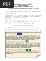 Q3 LAS AP8 Lesson2 Week2 | PDF