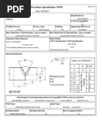 WPS and PQR of GMAW | PDF | Construction | Welding