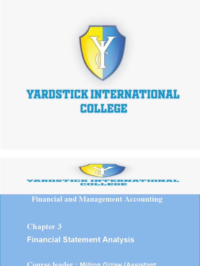 Chapter 3 Financial Statement Analysis | PDF | Equity (Finance ...