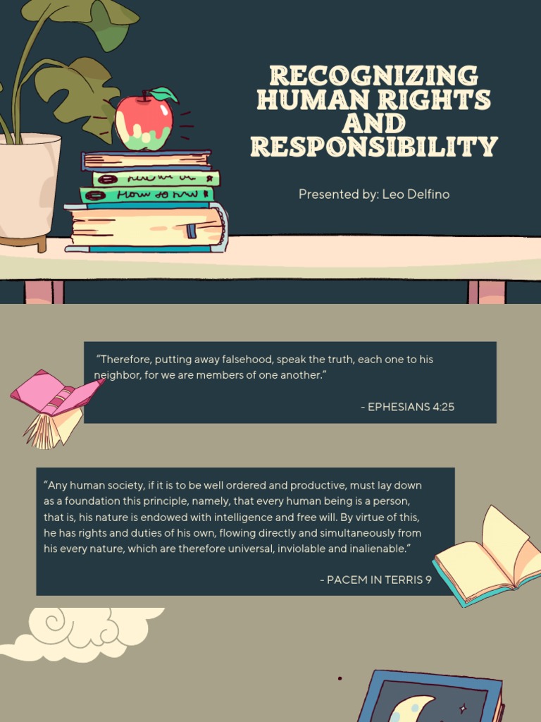 Recognizing Human Rights and Responsibility | PDF | Human Rights | Dignity