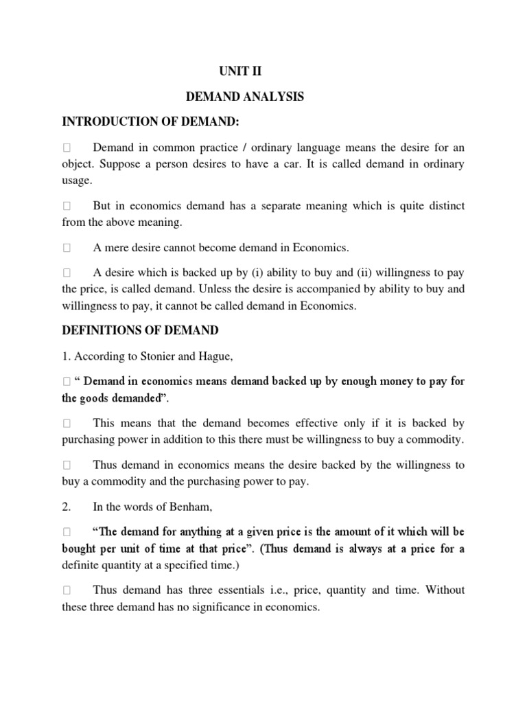 Unit 2 Befa | PDF | Demand | Elasticity (Economics)