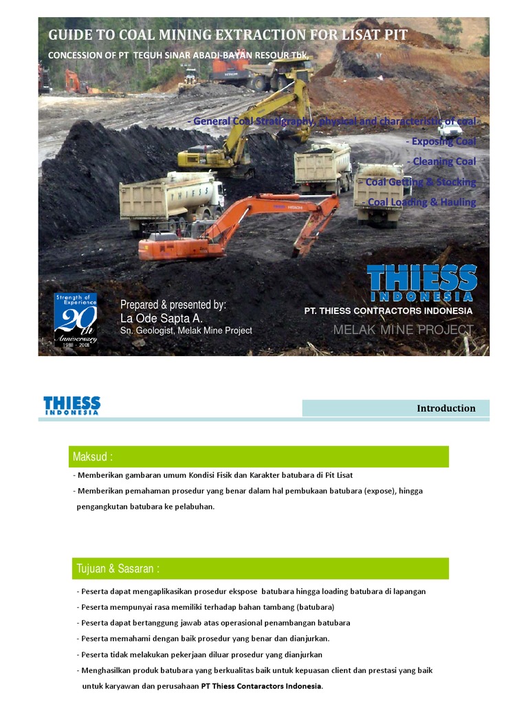 Guide To Coal Extraction Mining | PDF | Coal Mining | Coal