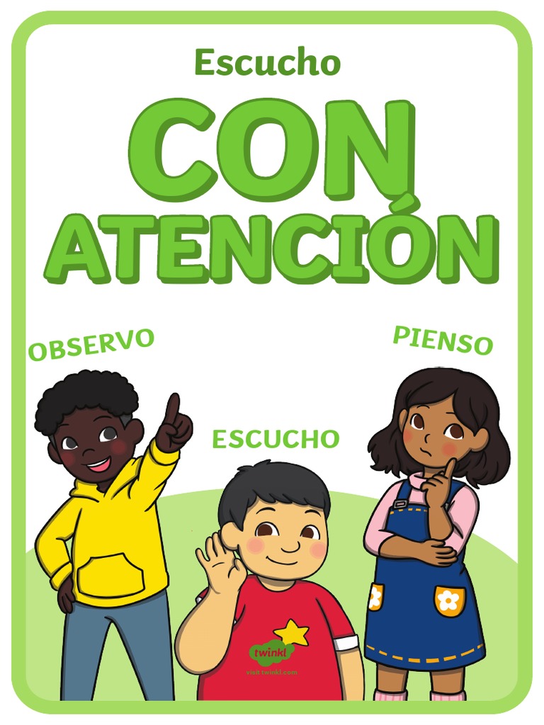 Posters Normas para Aprender en El Aula | PDF