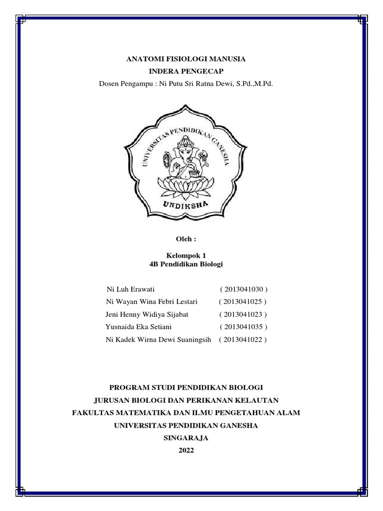 Peta Rasa pada Lidah Manusia | PDF