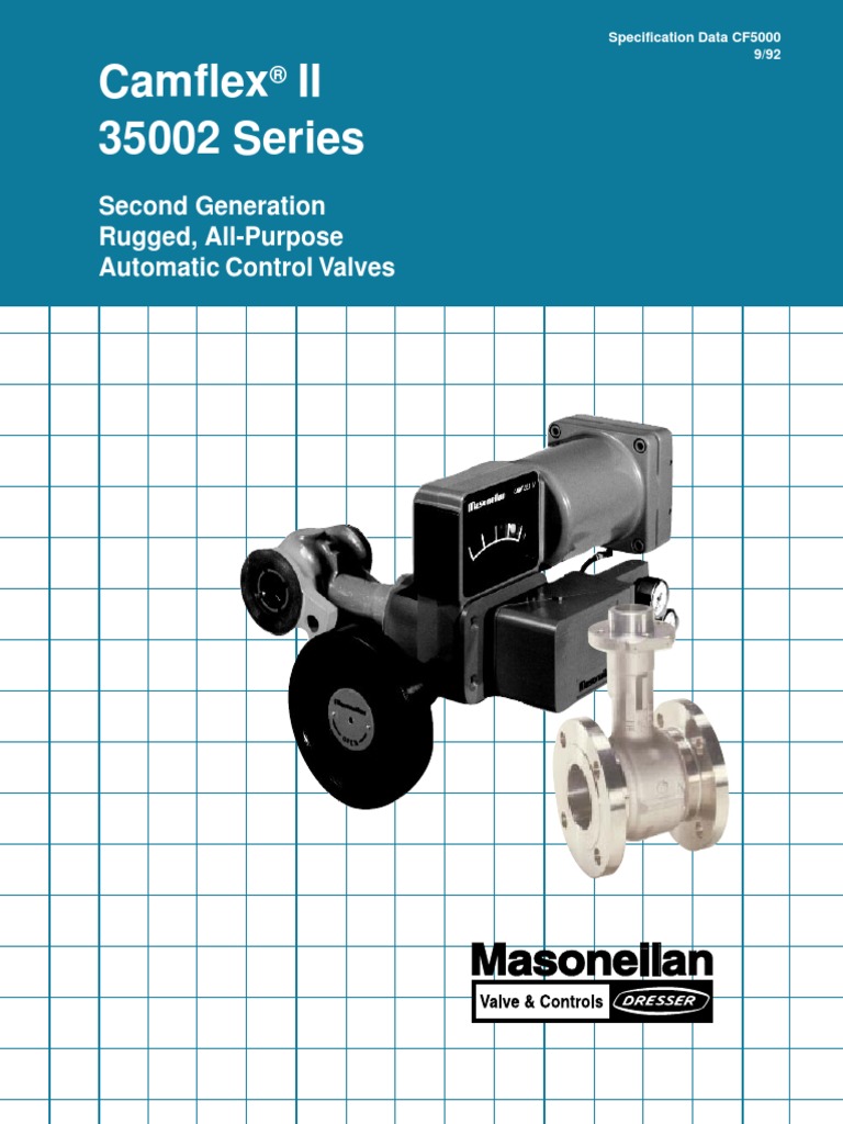 MASONEILAN Valve CamflexII 35002 Series CF5000 9-92 | Download Free PDF ...