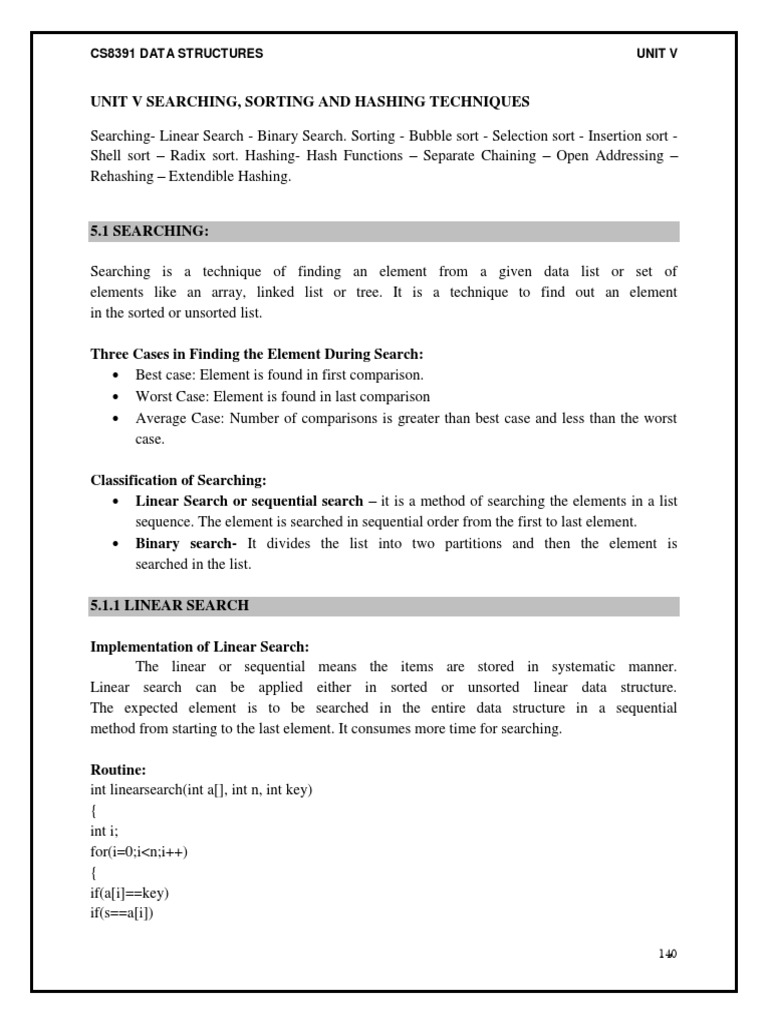 DS UNIT 5 Optimize | PDF | Software Engineering | Computer Data