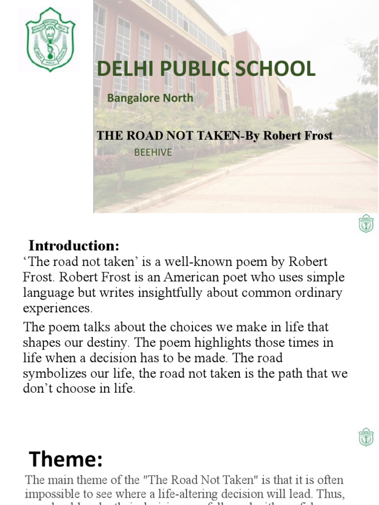 Choices and Consequences in Frost's Poem | PDF | Poetry | Metaphor
