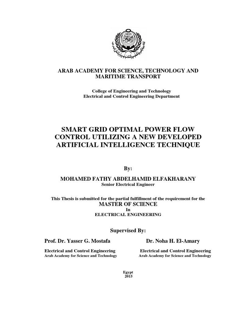 Smart Grid Optimal Power Flow Control Utilizing A New Developed ...