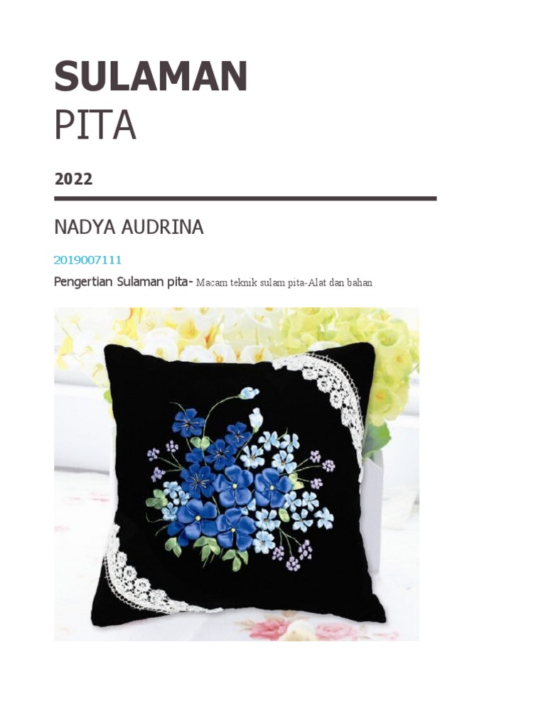 HANDOUT - Sulaman Pita | PDF