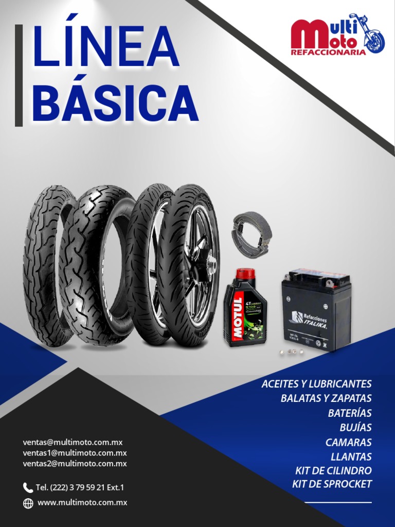 Catalogo-Basico MULTIMOTO | PDF | Electricidad