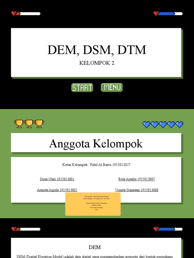 Dem, DSM, DTM | PDF
