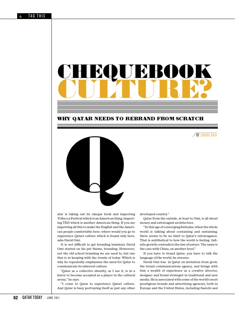 Cheque Book | PDF | Qatar | Brand