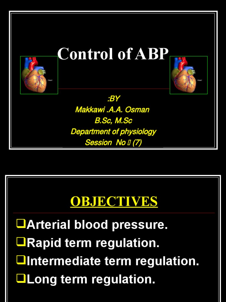Control of ABP | PDF | Angiotensin | Blood Pressure