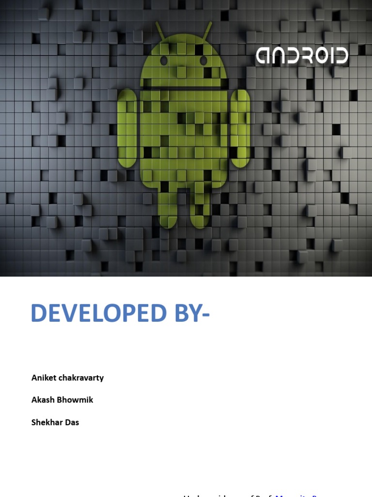 Design and Development of an Audio MP3 Player Application for Android | PDF | Android (Operating ...