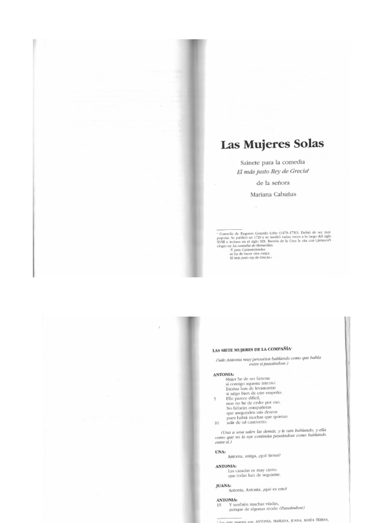 Las Mujeres Solas - Maria Cabañas | PDF