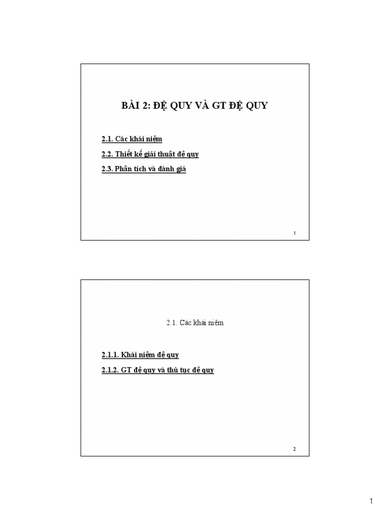 Bai 2 - de - Quy | PDF