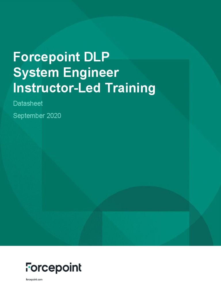 79 - B66e1b938209d5aebd84 - Forcepoint DLP SysEng - Technical Datasheet | PDF | Machine Learning ...