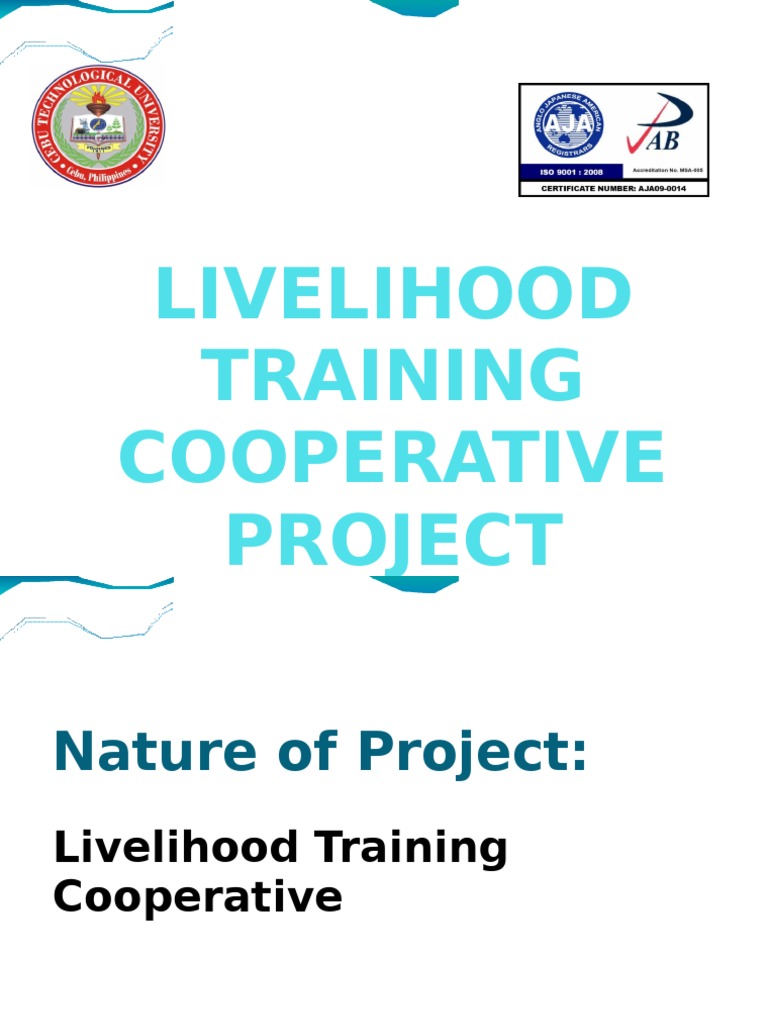 Livelihood Training Cooperative Project | Cakes | Carpentry | Free 30 ...