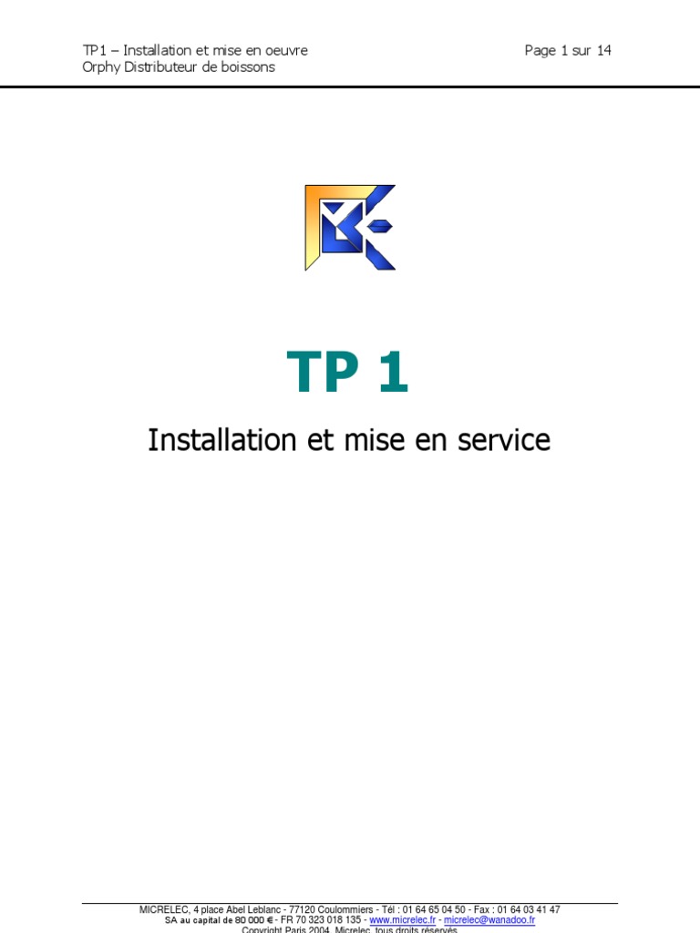 TP1 - Mise en Service | PDF | Protocole de transfer de fichier | Serveur (Informatique)