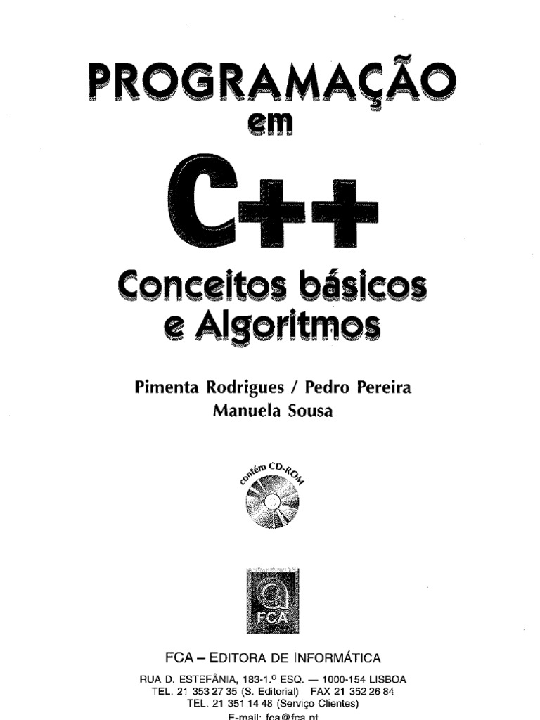 Programacao em C++ (Conceitos Basico e Algoritmos) | PDF