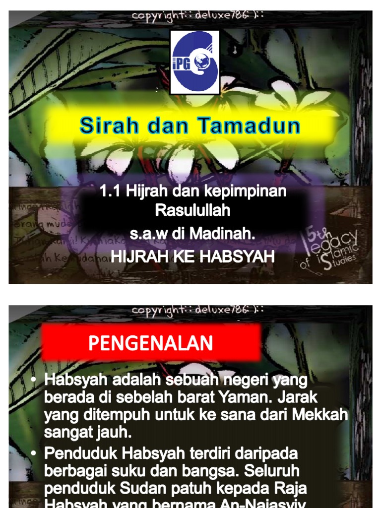 Hijrah Ke Habsyah | PDF | Agama & Spiritualitas