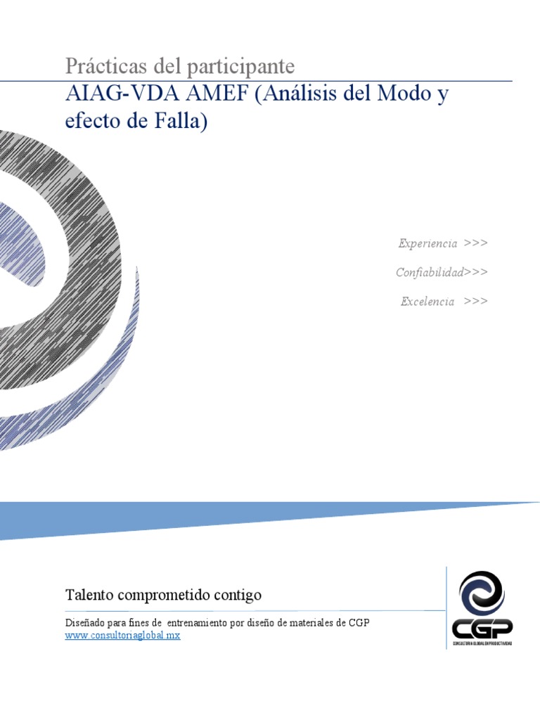 AIAG-VDA AMEF PRracticas | PDF | Diseño | Estadísticas