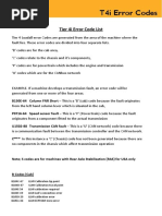 Error Code?: Loadall Codes | PDF | Fuel Injection | Engines