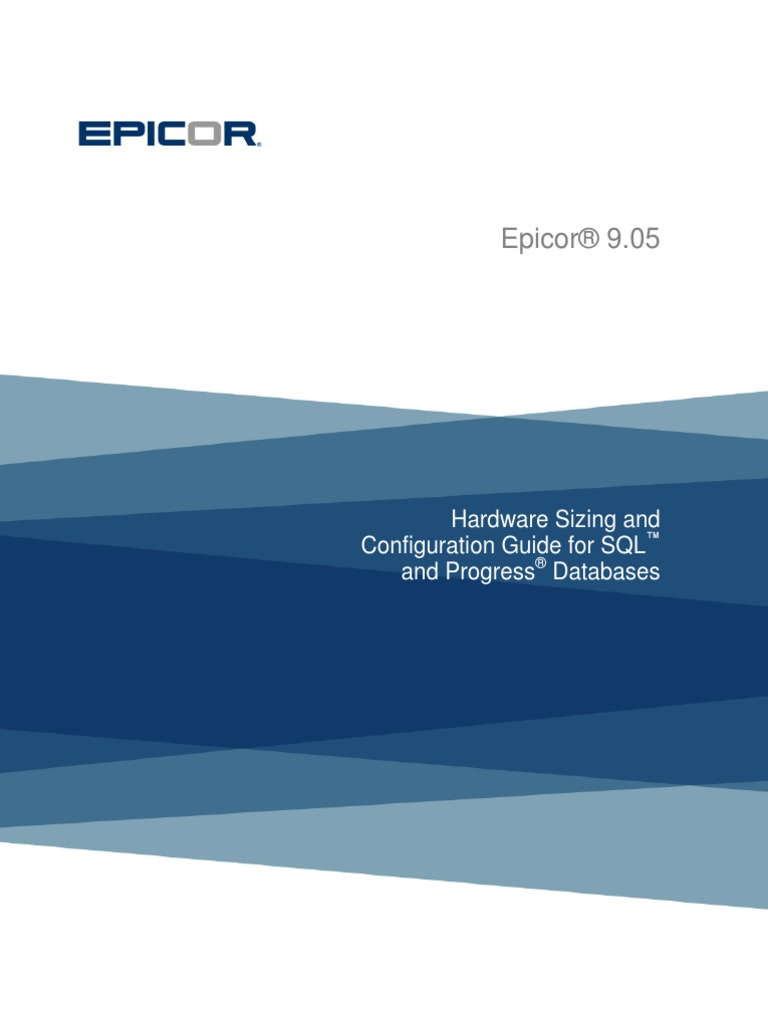 Epic or Hardware Sizing Guide | PDF | Computer Network | Databases