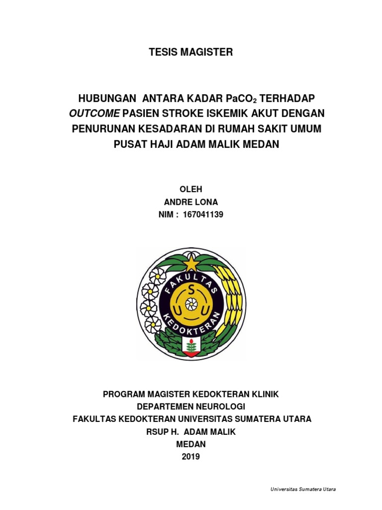 PaCO2 dan Outcome Stroke Iskemik | PDF