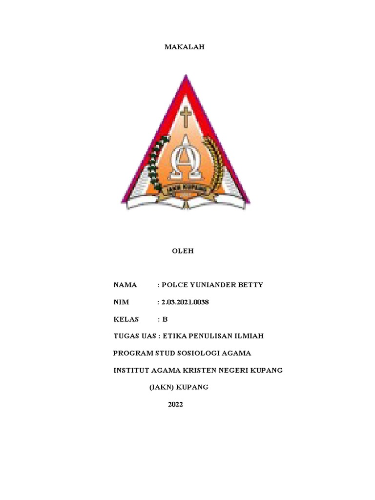Sejarah Pendirian STAKN Kupang | PDF | Agama & Spiritualitas
