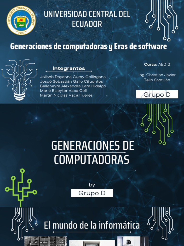 Generaciones de Computadoras y Eras de Software | PDF | Software ...