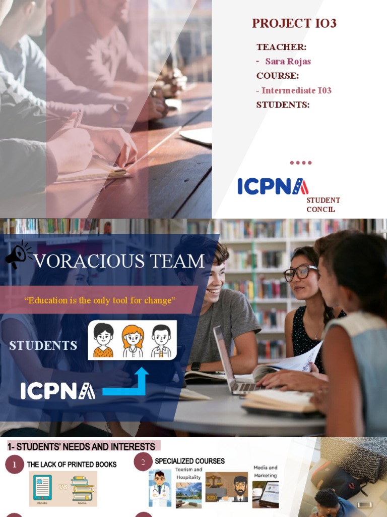 Project Io3: Teacher: Course: Students | PDF