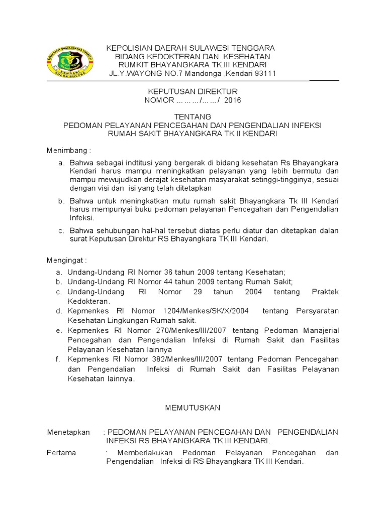 SK Ponek Rs | PDF | Kesehatan Holistik