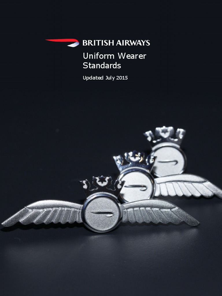 British Airways Uniform Standards | PDF | Shoe | Blouse