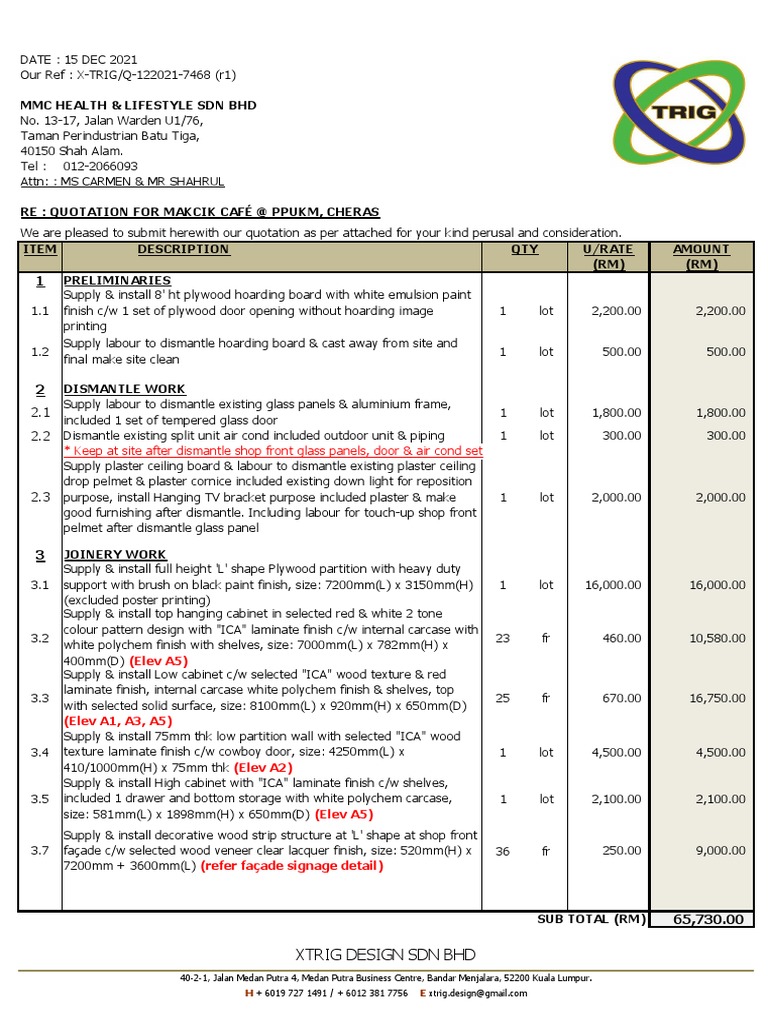Q-122021-7468 (r1) MMC HEALTH & LIFESTYLE SDN BHD - MAKCIK CAFE at ...