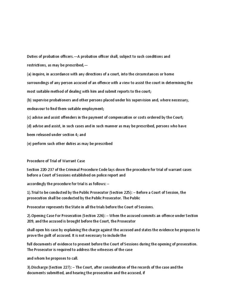 Probation Officers | PDF | Prosecutor | Plea