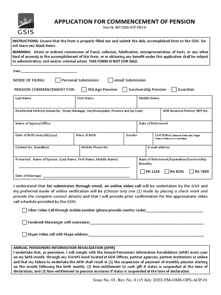 Forms Pension Resumption | PDF | Justice | Crime & Violence