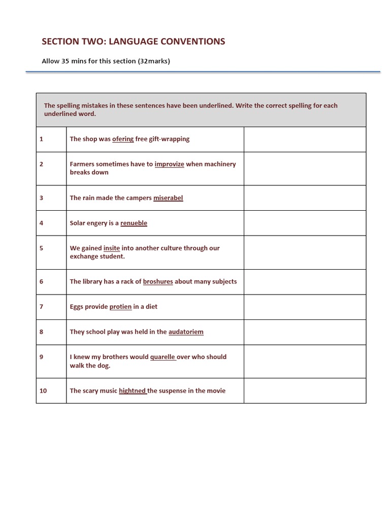 Year 8 English Quiz | PDF