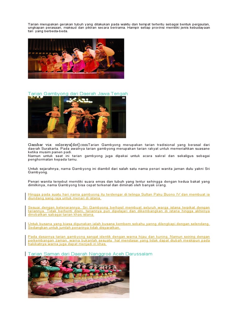 Gambar Tarian | PDF
